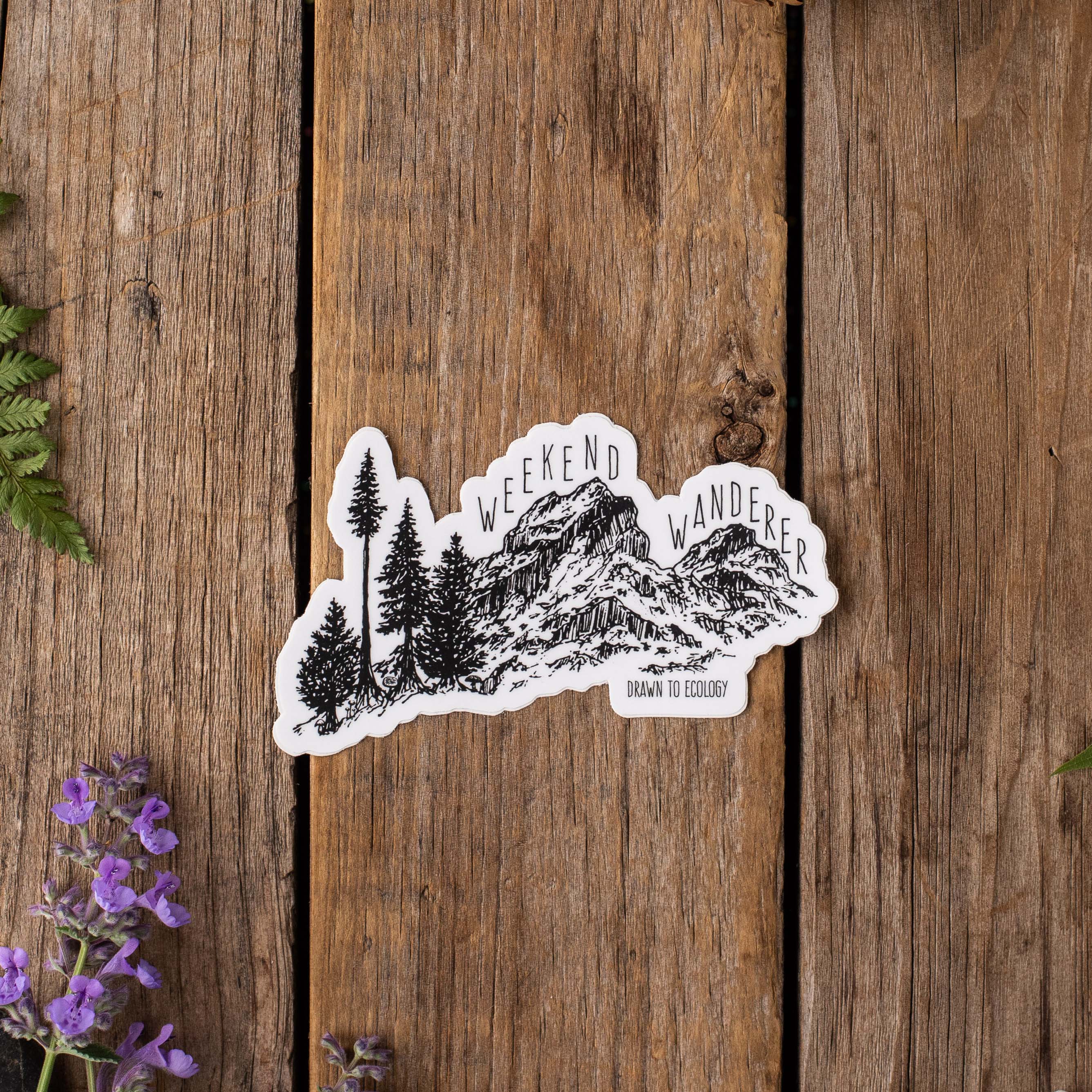 Weekend Wanderer Sticker – Drawn to Ecology