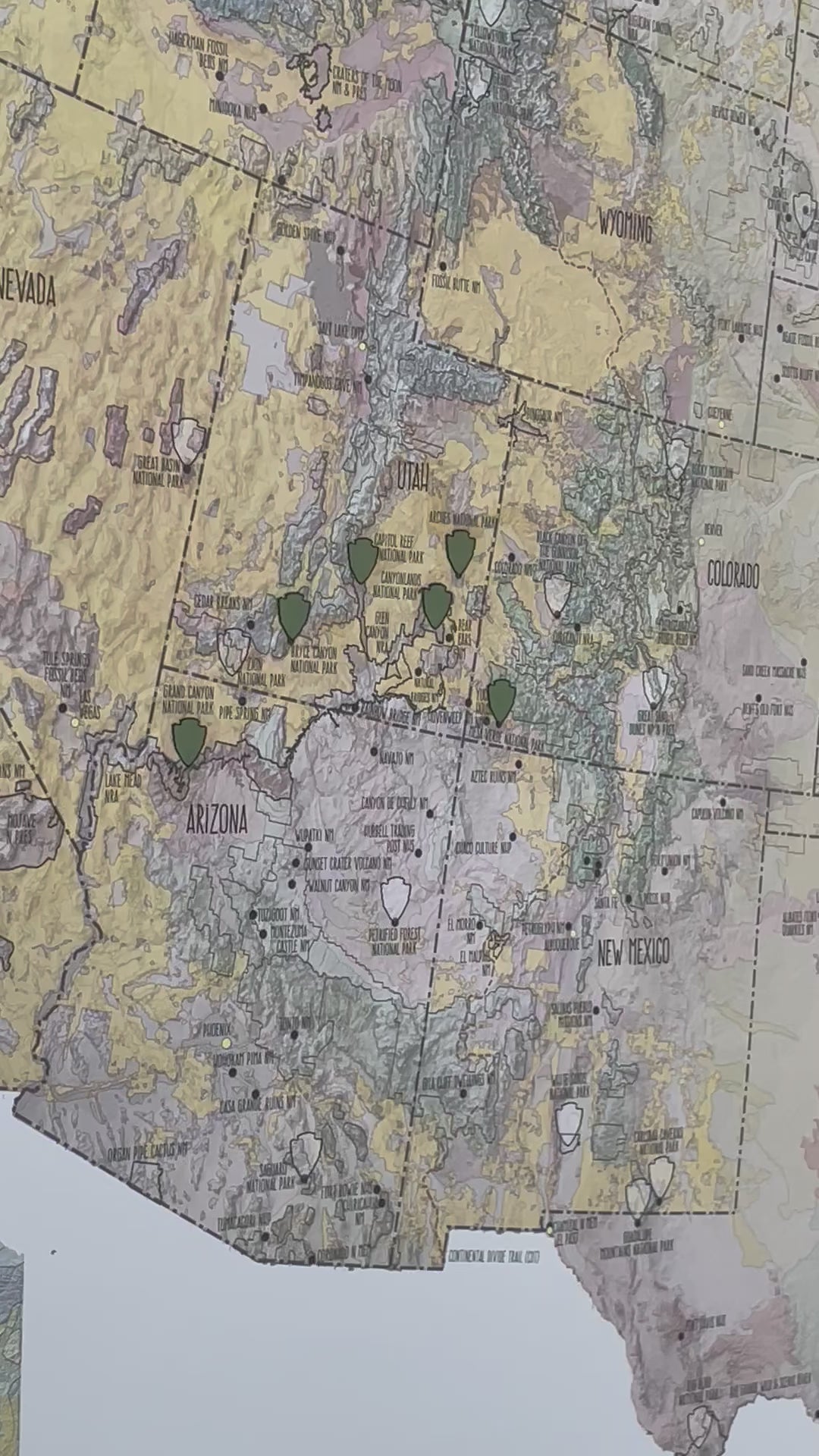 US Eco Region Public Lands Map – Drawn to Ecology